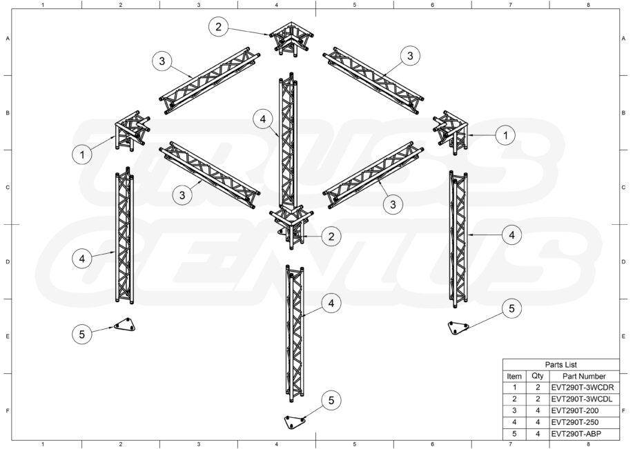 10x10 Trade Show Exhibit Display Booth | EVT290T-Arcata