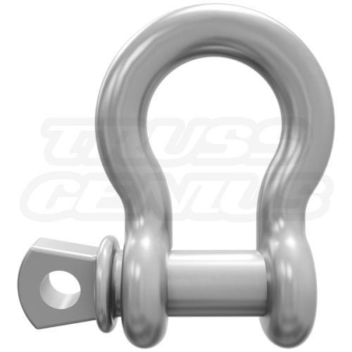 Shackle 1/2-Inch ⋆ Global Truss 2-Ton Screw Pin Rigging Lifting Hardware