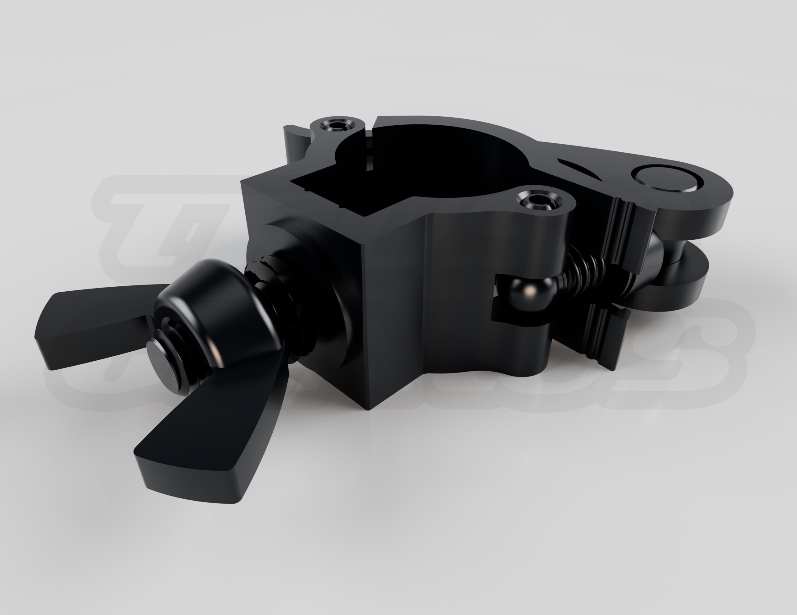 EVT35C-BJQ – Black 1.37-Inch Light Duty Clamp for 35mm Tubing