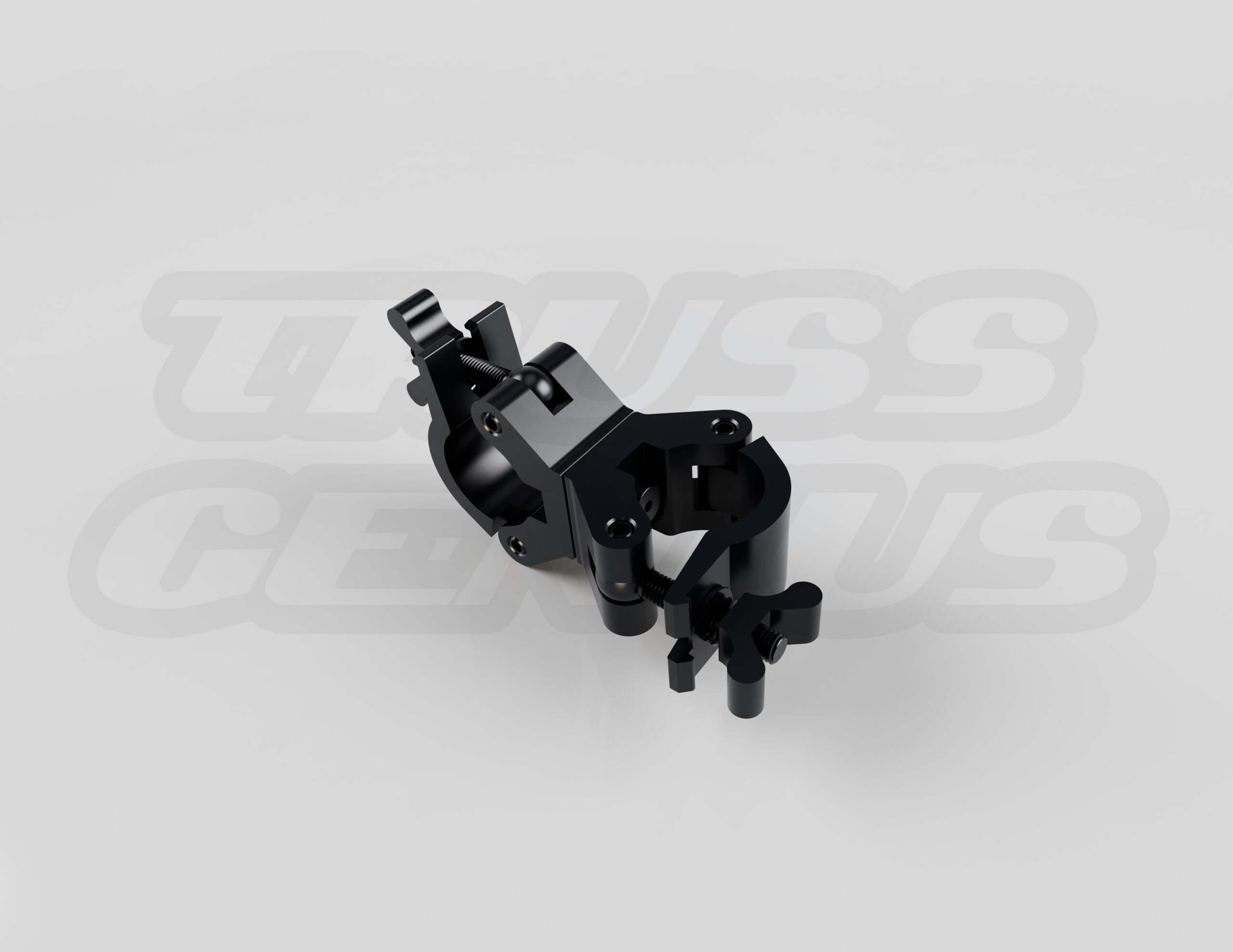 EVT50C-BEHSC Black Extra Heavy Duty 2-Inch Dual Truss Clamp