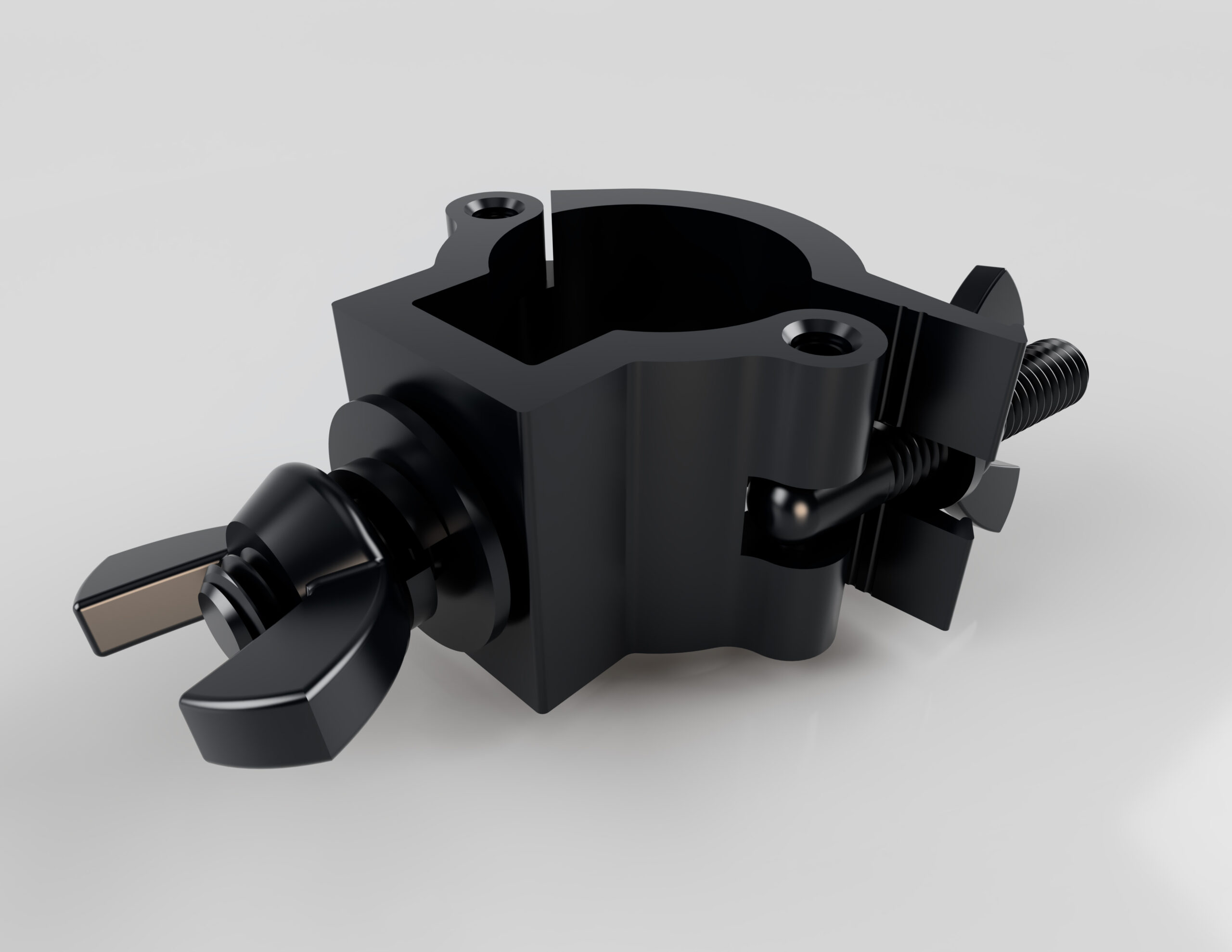 EVT20C-BLC ⋆ Black Light Duty Clamp for 20mm Tubing or Truss